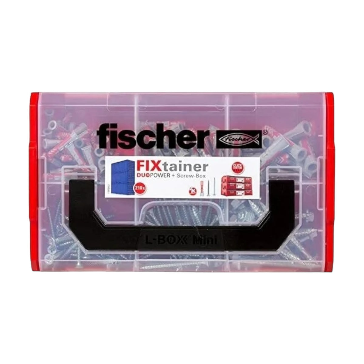 Fischer Fixings FixTainer Box, Plugs & Screws Pack (105 pcs) – Just The ...