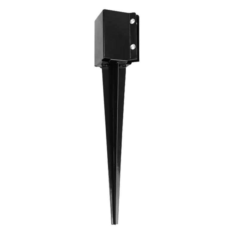 50mm x 450mm Fence Post Spike – Black Powder Coated | Heavy Duty Steel ...