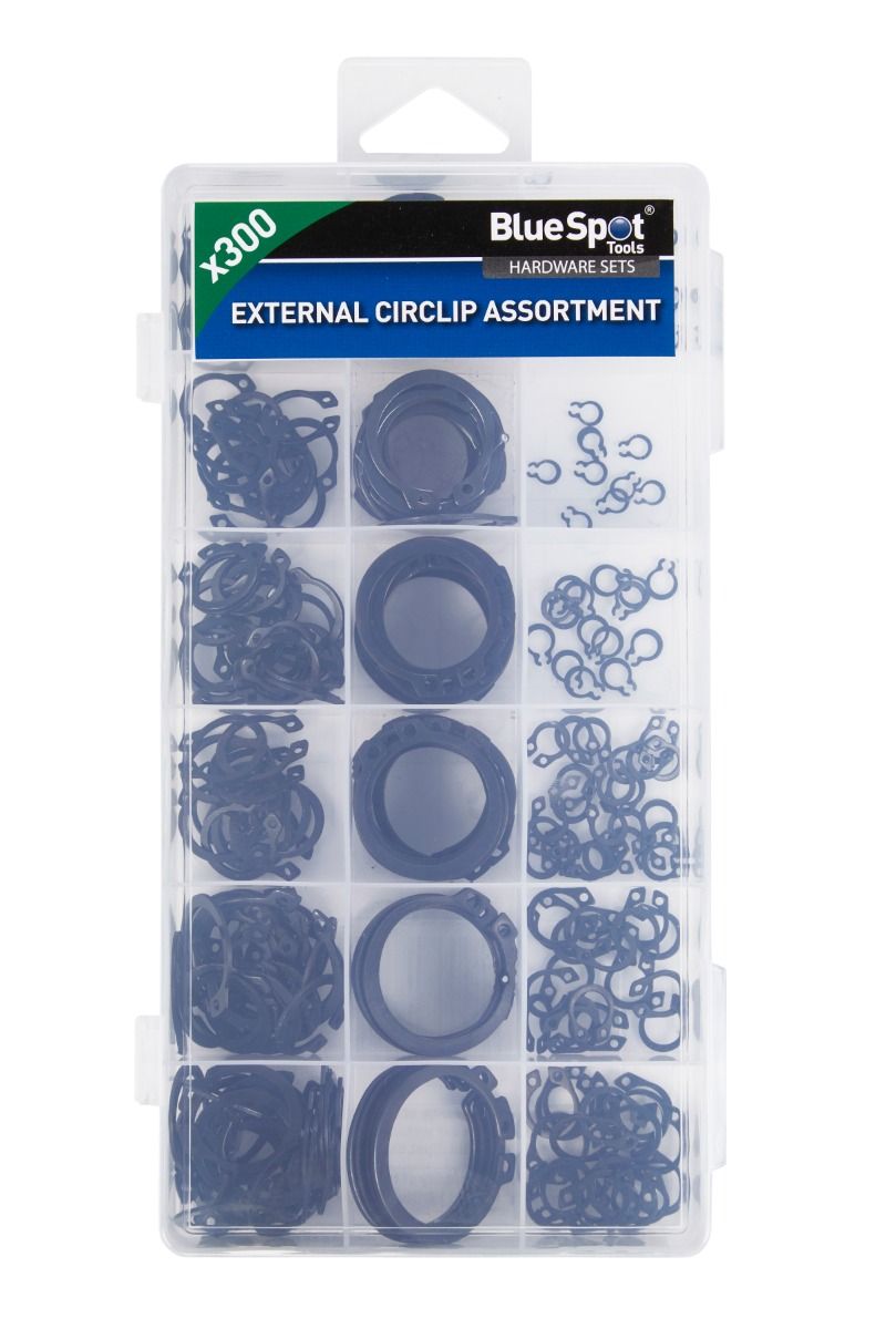 Blue Spot 300 Piece Assorted External Circlip Set – Just The Job ...