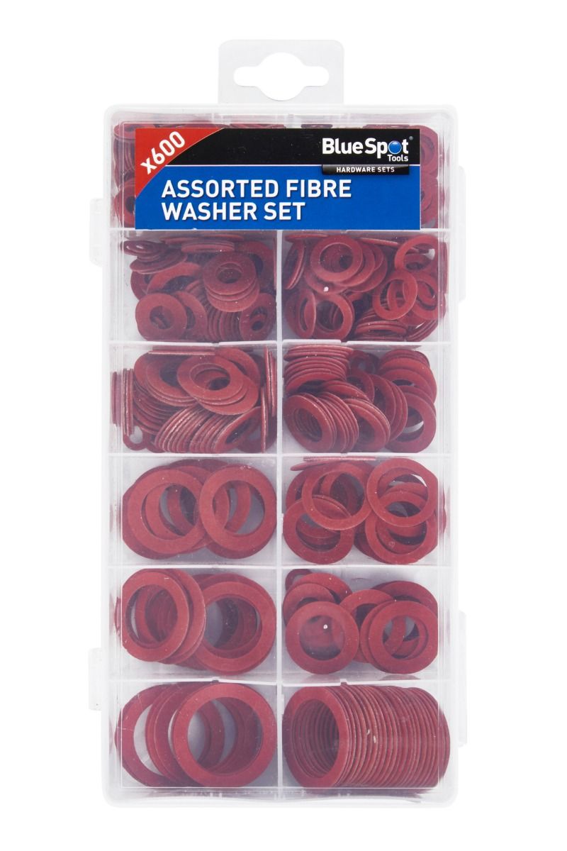 Blue Spot 600 Piece Assorted Fibre Washer Set – Just The Job Supplies Ltd