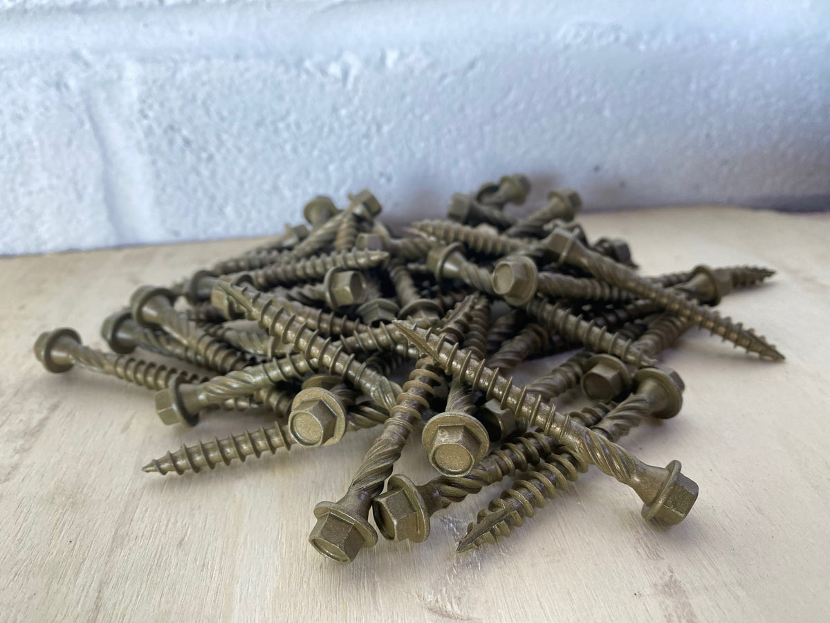 Timco In-Dex Timber Screws - Hex - Exterior - Green – Just The Job ...