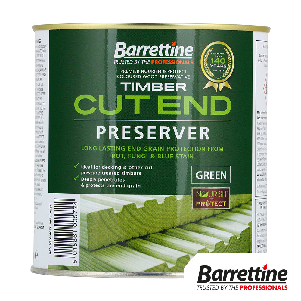 Barrettine Timber Cut End Preserver - 1L - Green – Just The Job ...