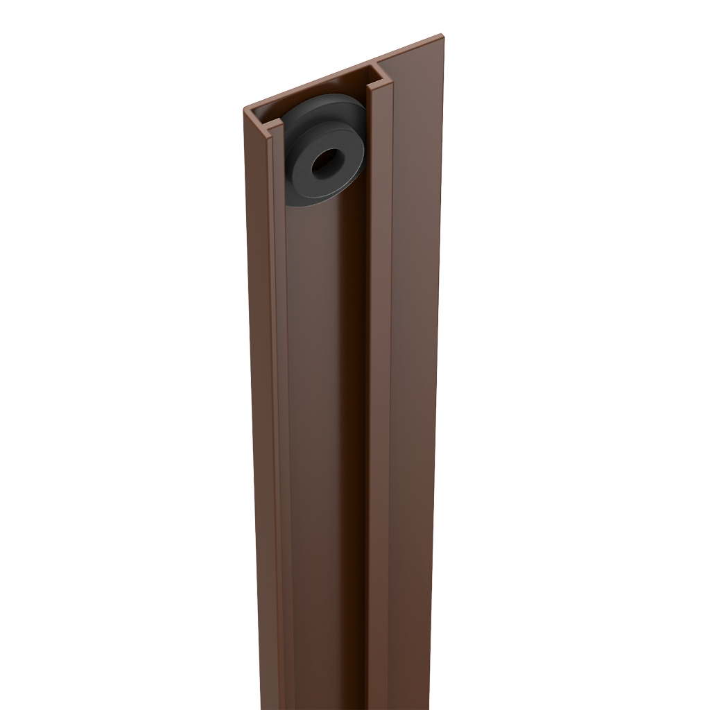 Durapost U-Channel Cover Strip - Sepia Brown - 2.1m – Just The Job ...